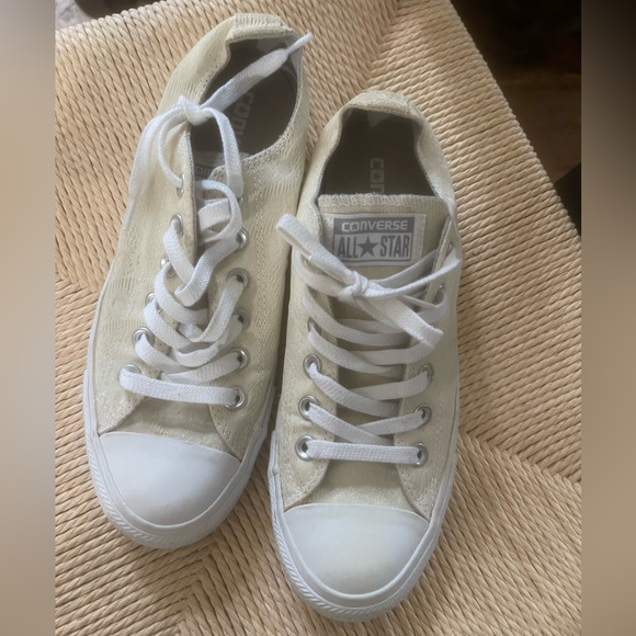 Converse | Shoes | Chuck Taylors Natural Lace | Poshmark
